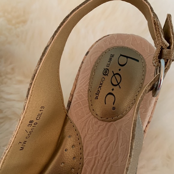 boc | Shoes | Gold Born Concept Boc Sandals Size 7 | Poshmark